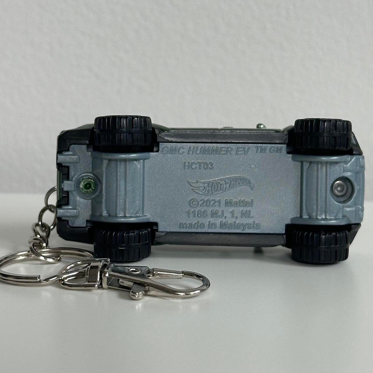 GMC Hummer EV, Hot Wheels Custom Keychain, Green American Electric ...