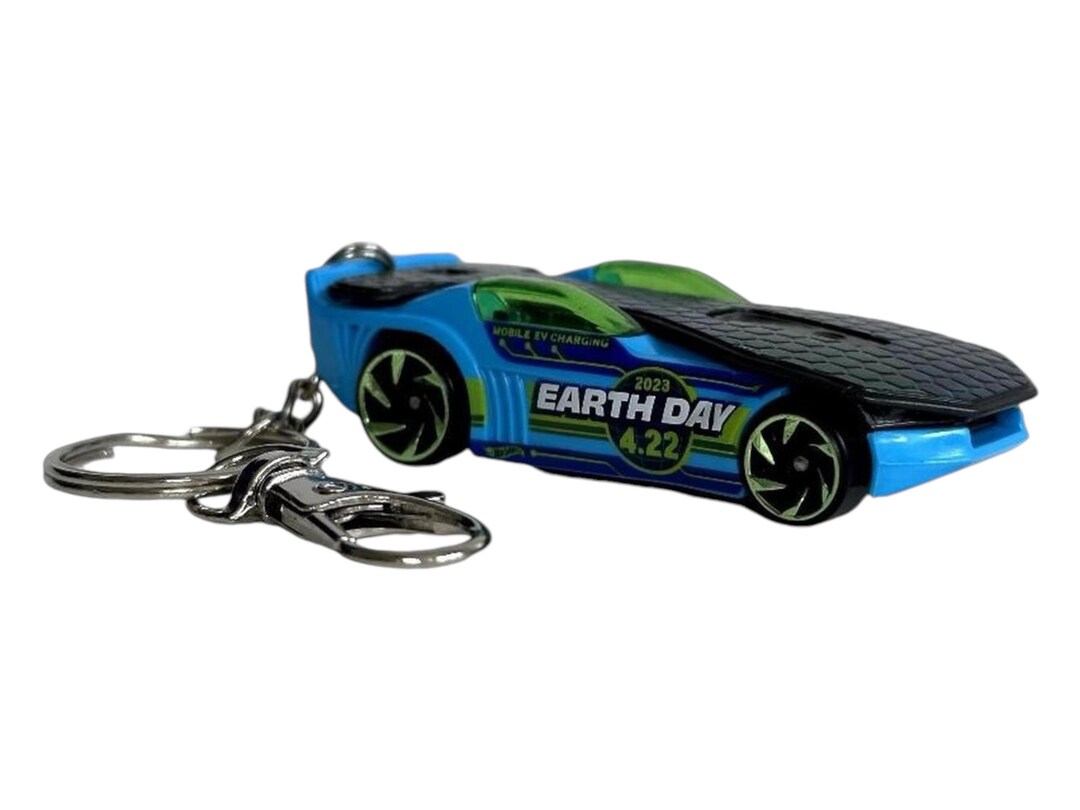 Solar Car Earth Day Keychain, Hot Wheels Diecast, Key Clip Keychain/bag ...