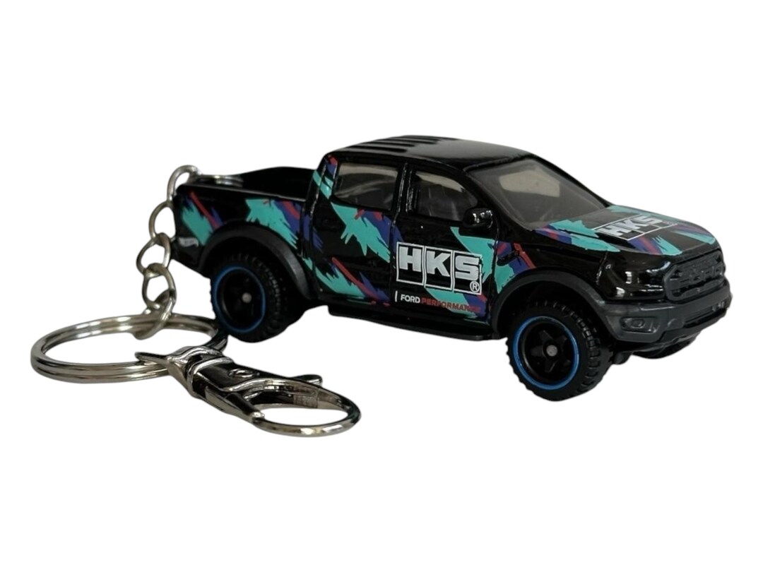 Ford Ranger Raptor Keychain, Hot Wheels Diecast Car, Key Clip Keychain ...