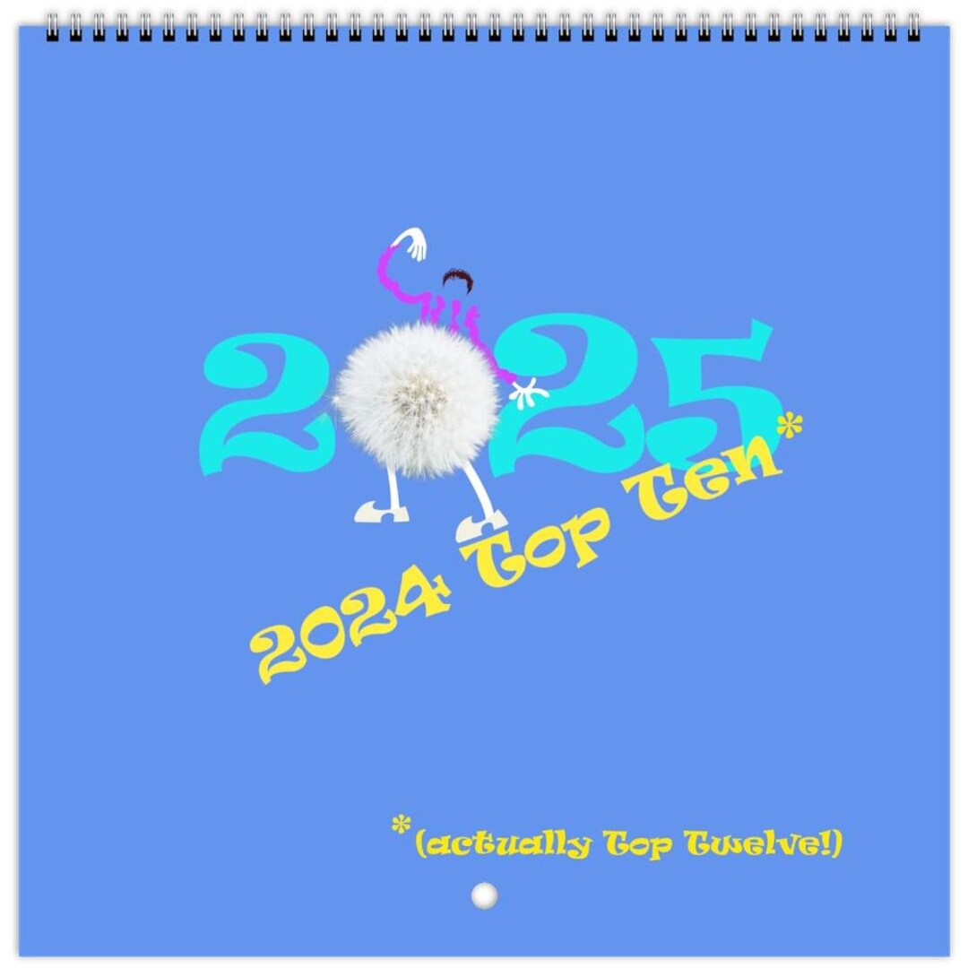 2025 Calendars Wall Calendars Eurovision 2024 Top Ten Winners Australia ...