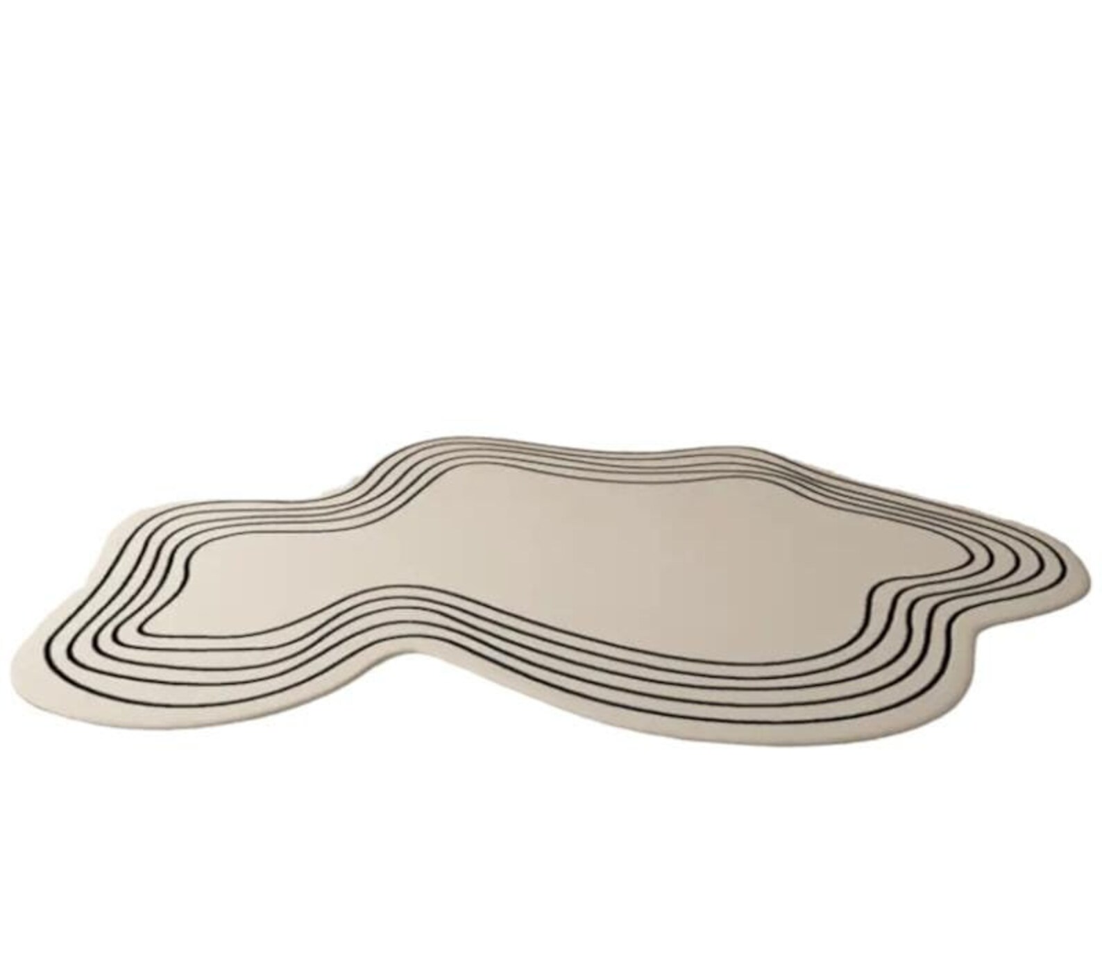 Modern Design Irregular Shape Wool Rug Premium Luxury Rug, Area Rug for ...