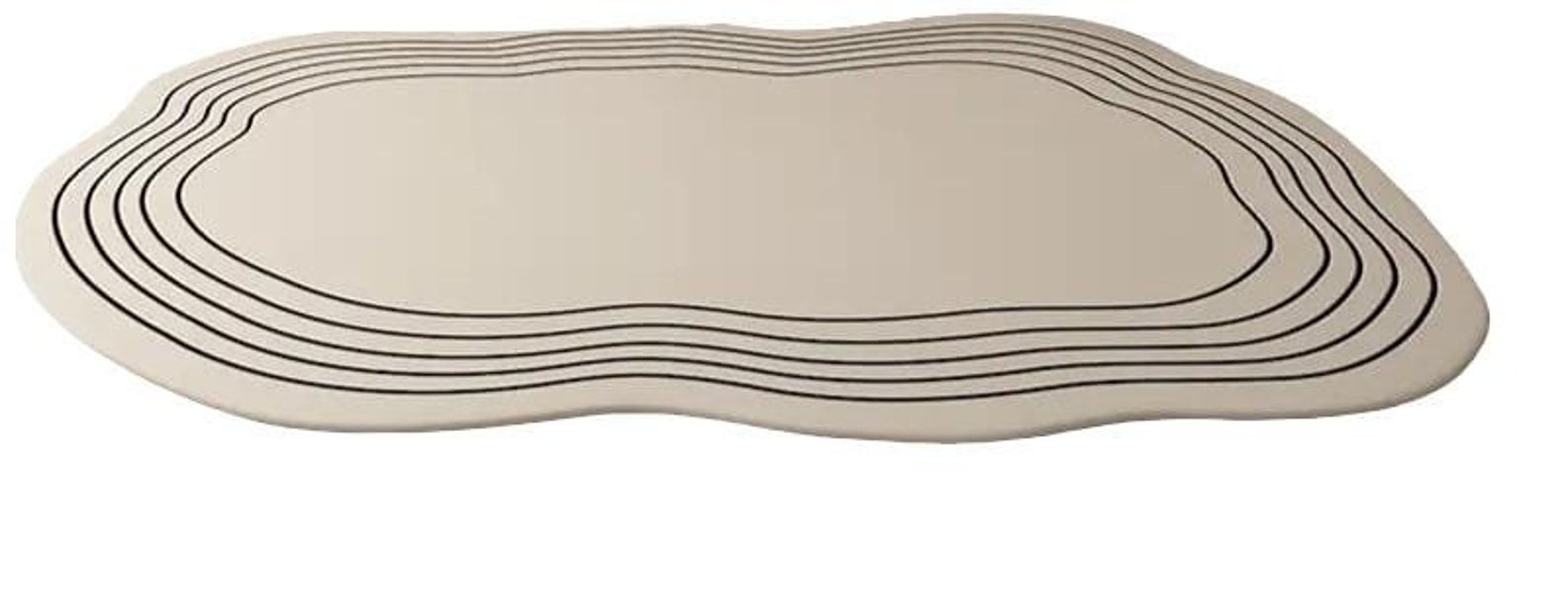 Modern Design Irregular Shape Wool Rug Premium Luxury Rug, Area Rug for ...