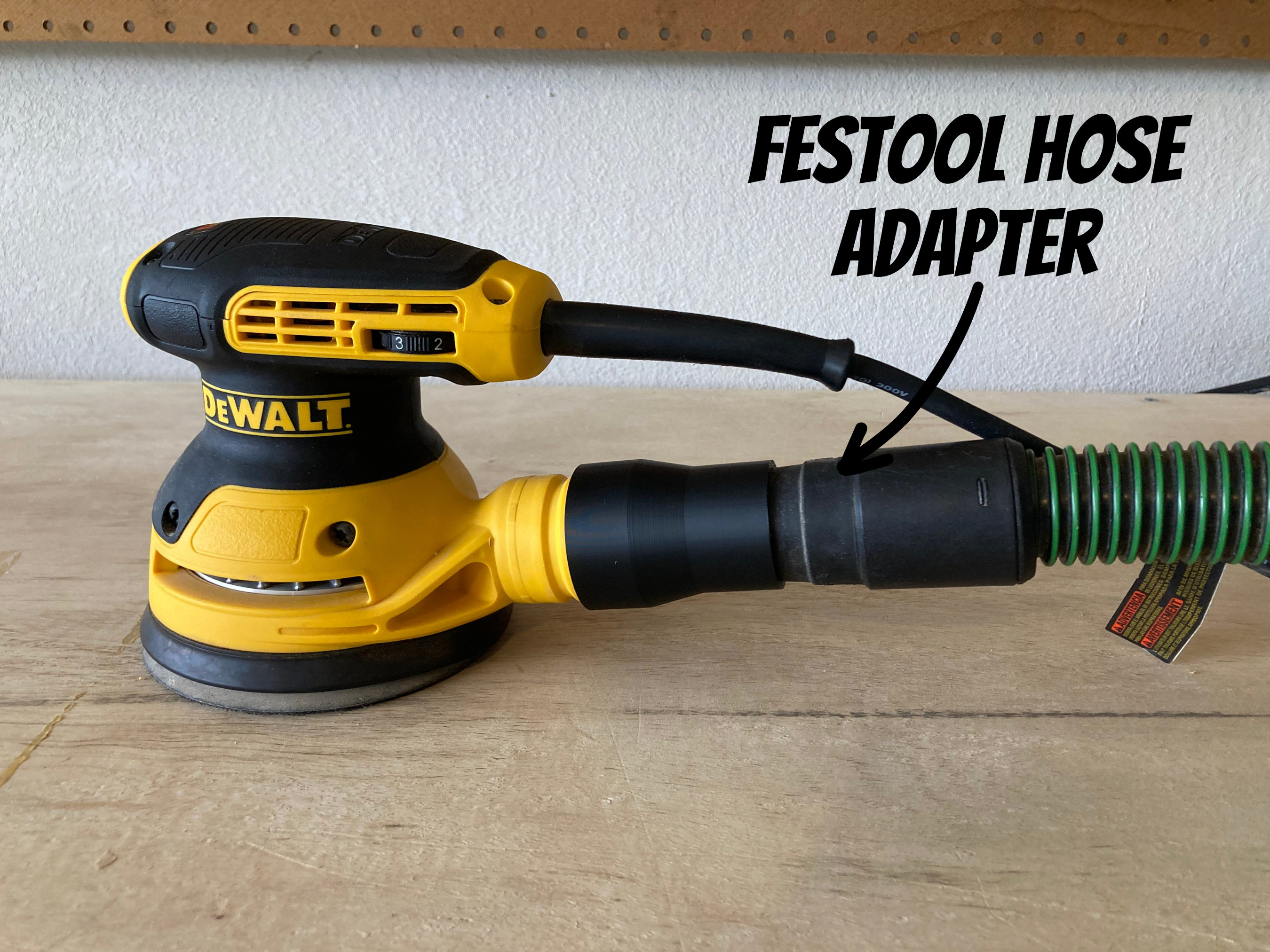 Dust Collection Adapter for Dewalt Sander to Festool Shop Vac (27mm) - Etsy