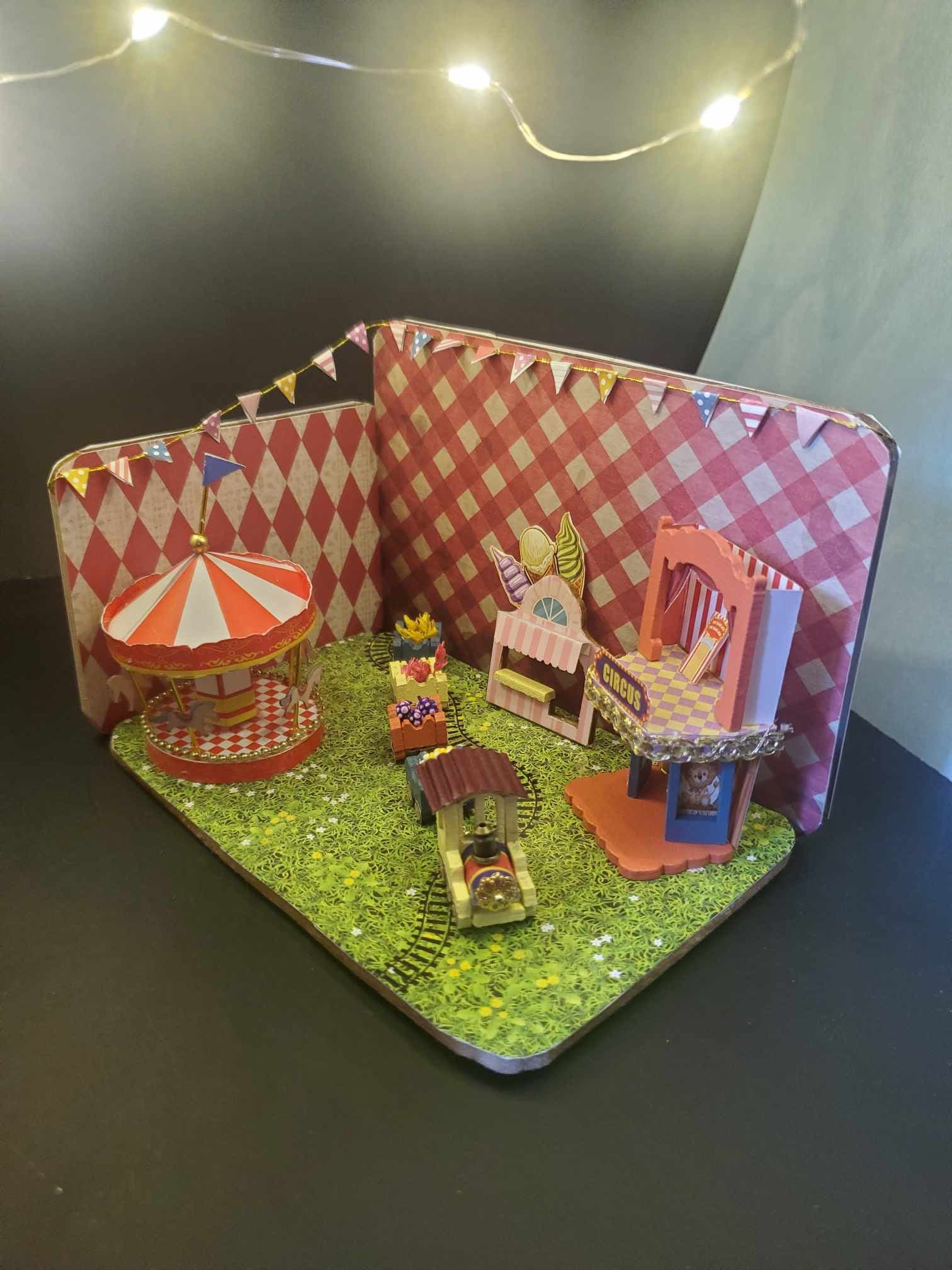 Diorama Miniature Scene Circus 1 - Etsy