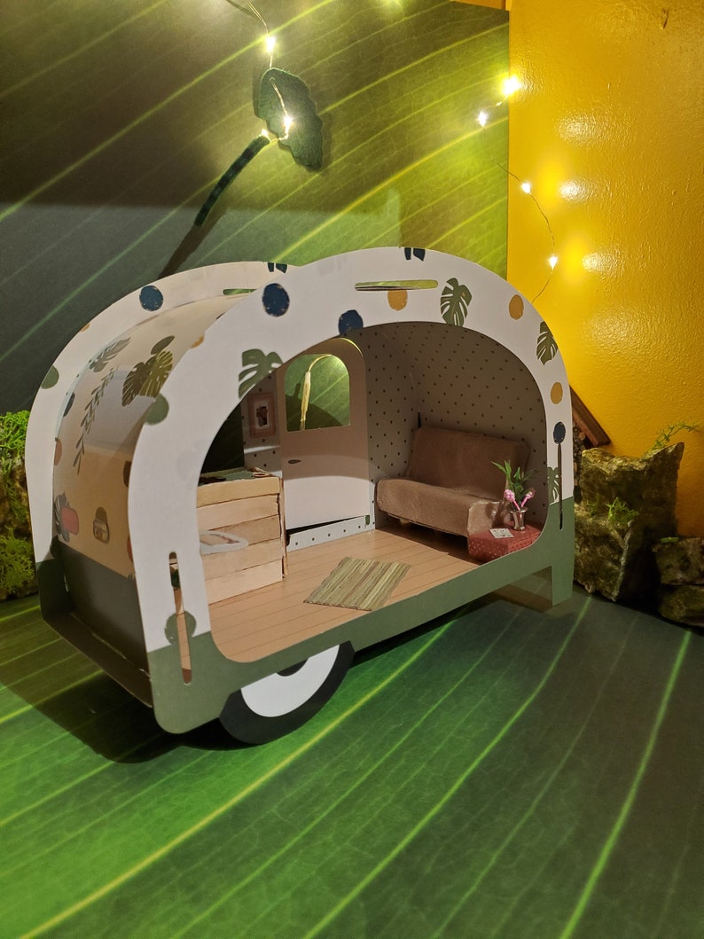 Diorama Miniature Scene Jungle Caravan - Etsy