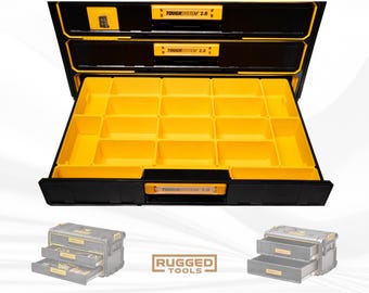 DEWALT Toughsystem 2.0 3-drawer Customizable Bins - Etsy