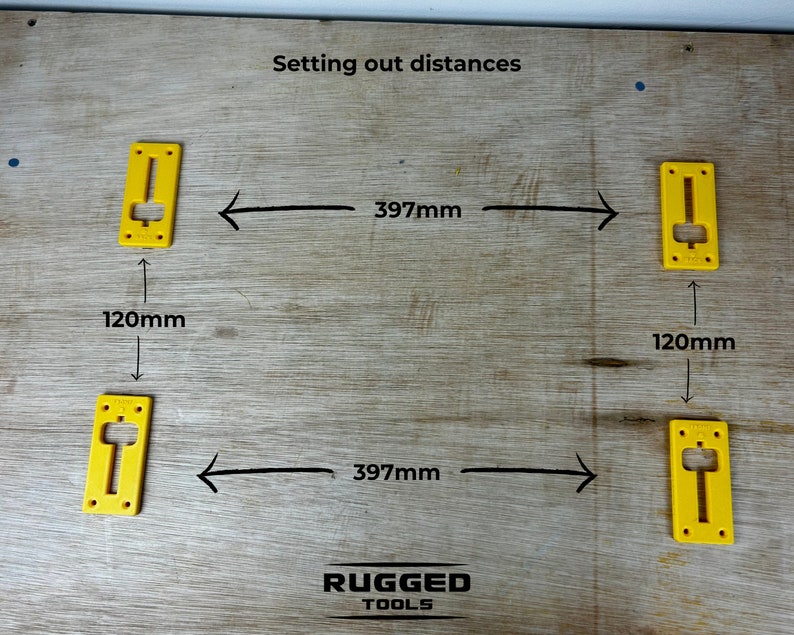 Dewalt Toughsystem 1.0/2.0 Toolbox Locating Anti-skid Base Plates ...
