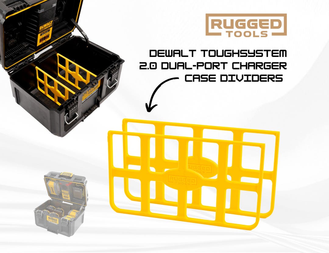 Durable Dividers for Dewalt Toughsystem 2.0 Dual Port Charger Box ...