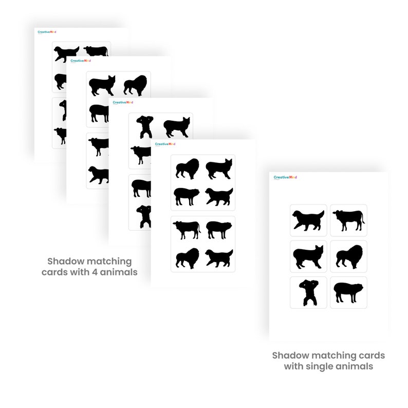 Printable Extension Activity for the Montessori Animal Match Lovevery ...