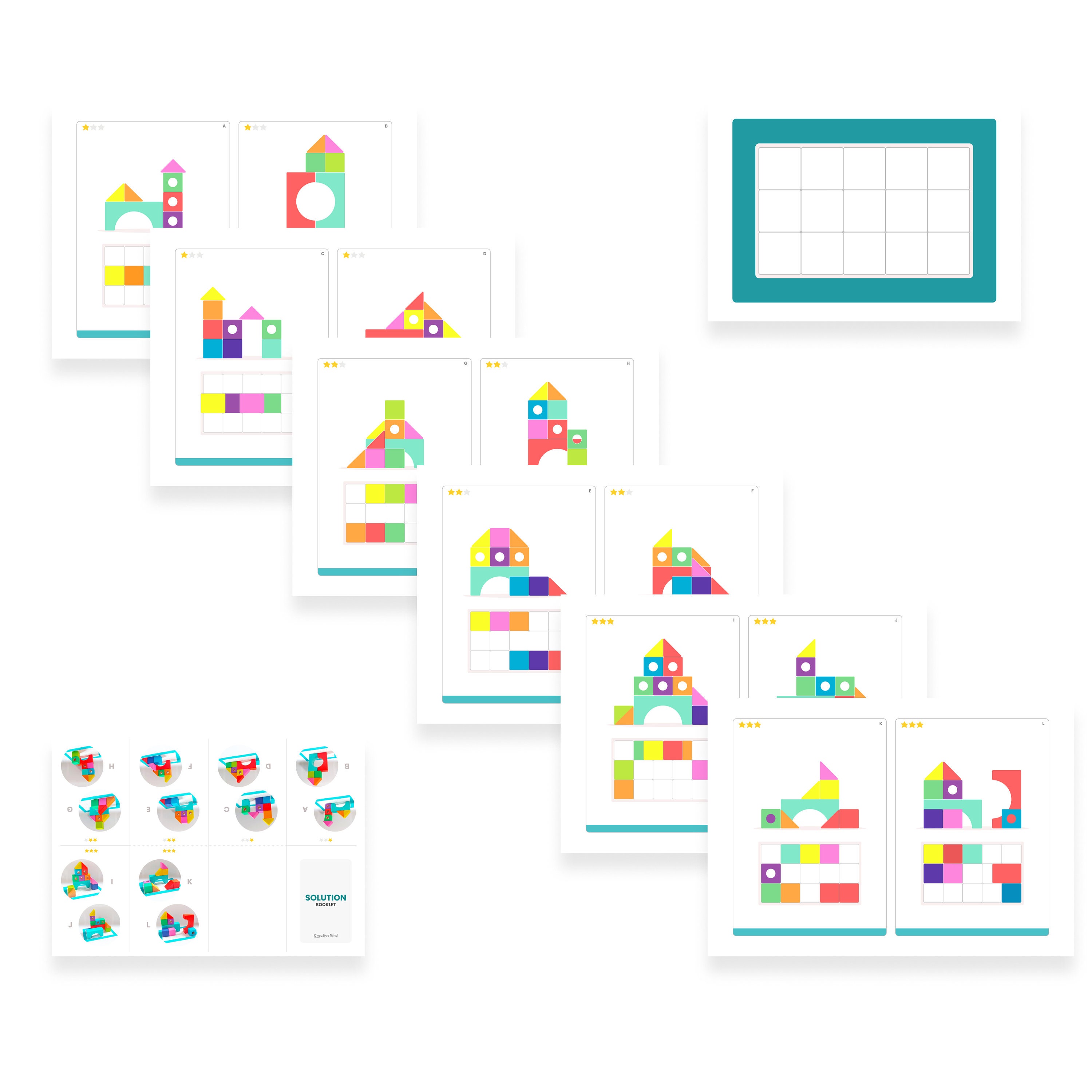 Printable Building Cards for Blockset Lovevery Extension Preschooler ...