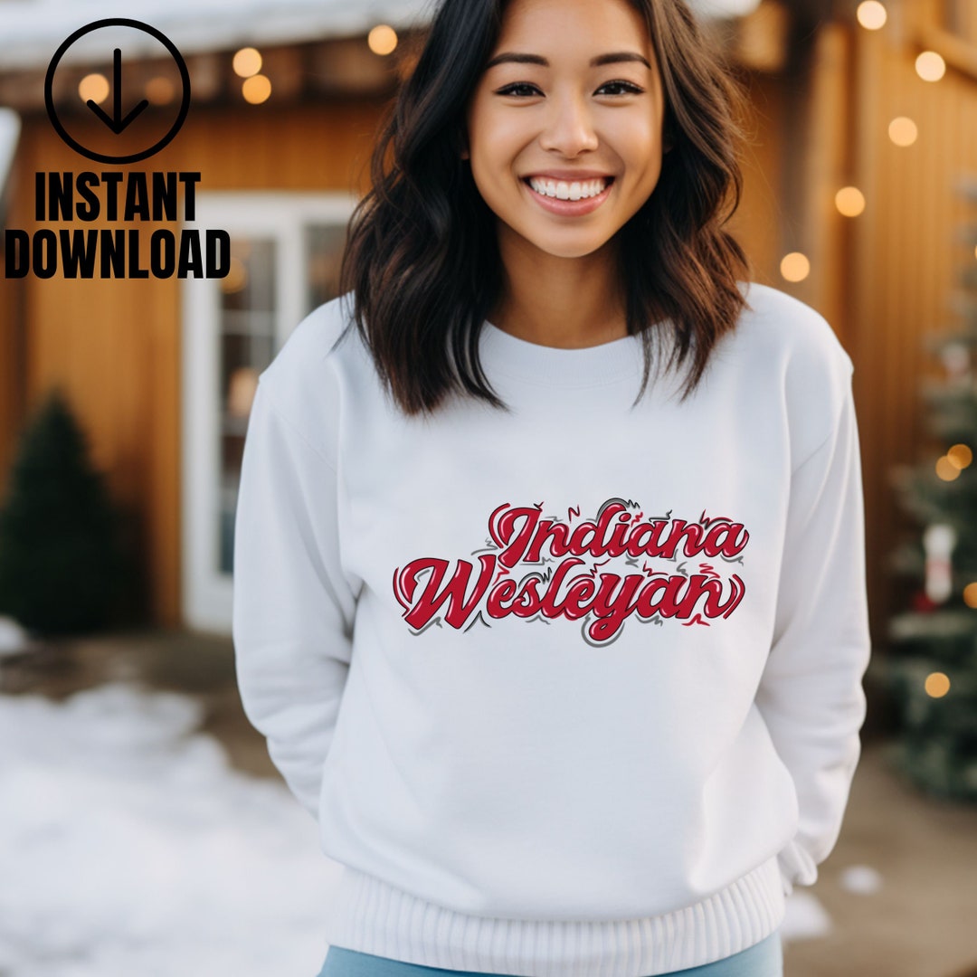 Indiana Sweatshirt, IN, Hoosier, Indiana Wesleyan University, Indiana ...