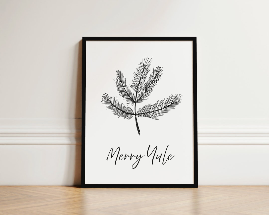 Merry Yule Merry Winter Solstice Printable Makes a Wonderful Yule ...