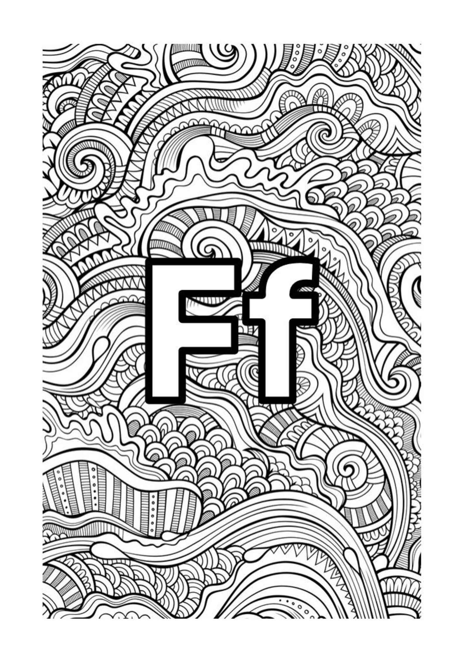 Printable Alphabet Coloring Book | A-Z Coloring Pages for Kids and ...