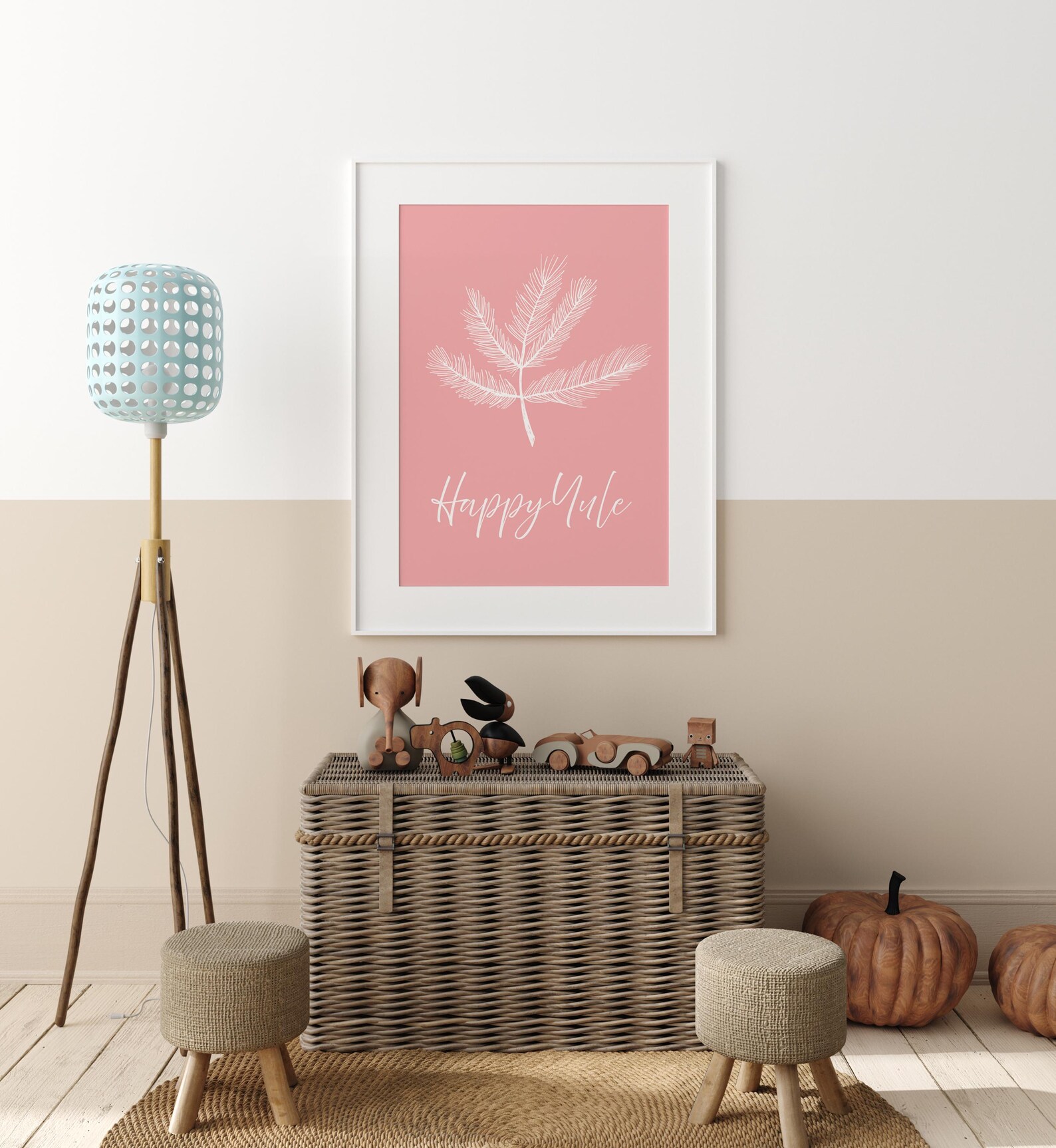 Pink Christmas Printables. Happy Yule! Happy Winter Solstice Printable ...