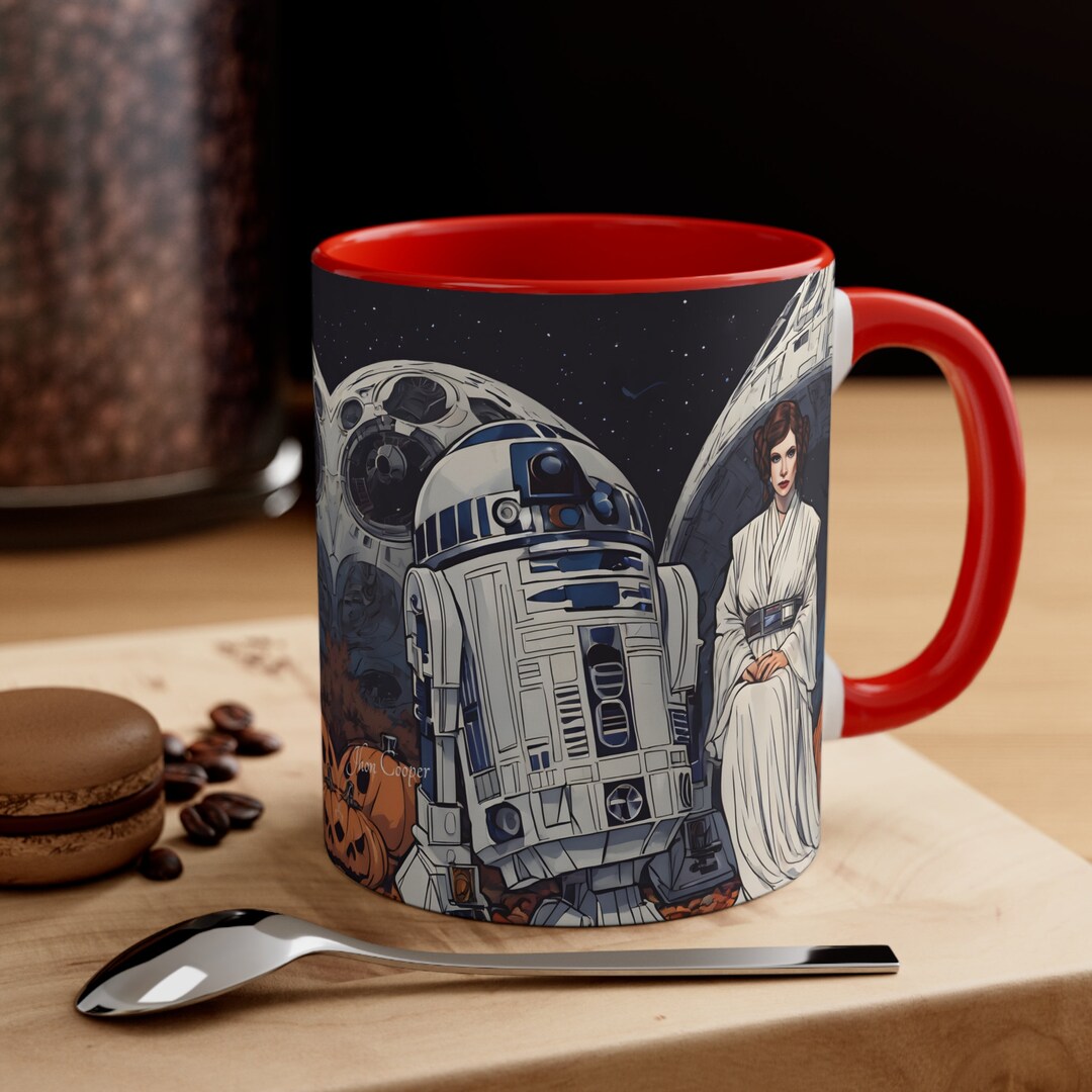 Unite With Leia and R2-D2 in Our 11oz Star Wars Ceramic Mug Accent ...