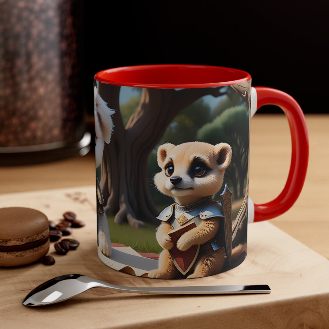11oz Medieval Knight Dog Ceramic Mug Hot Cocoa, Tea, Coffee Drinkware ...