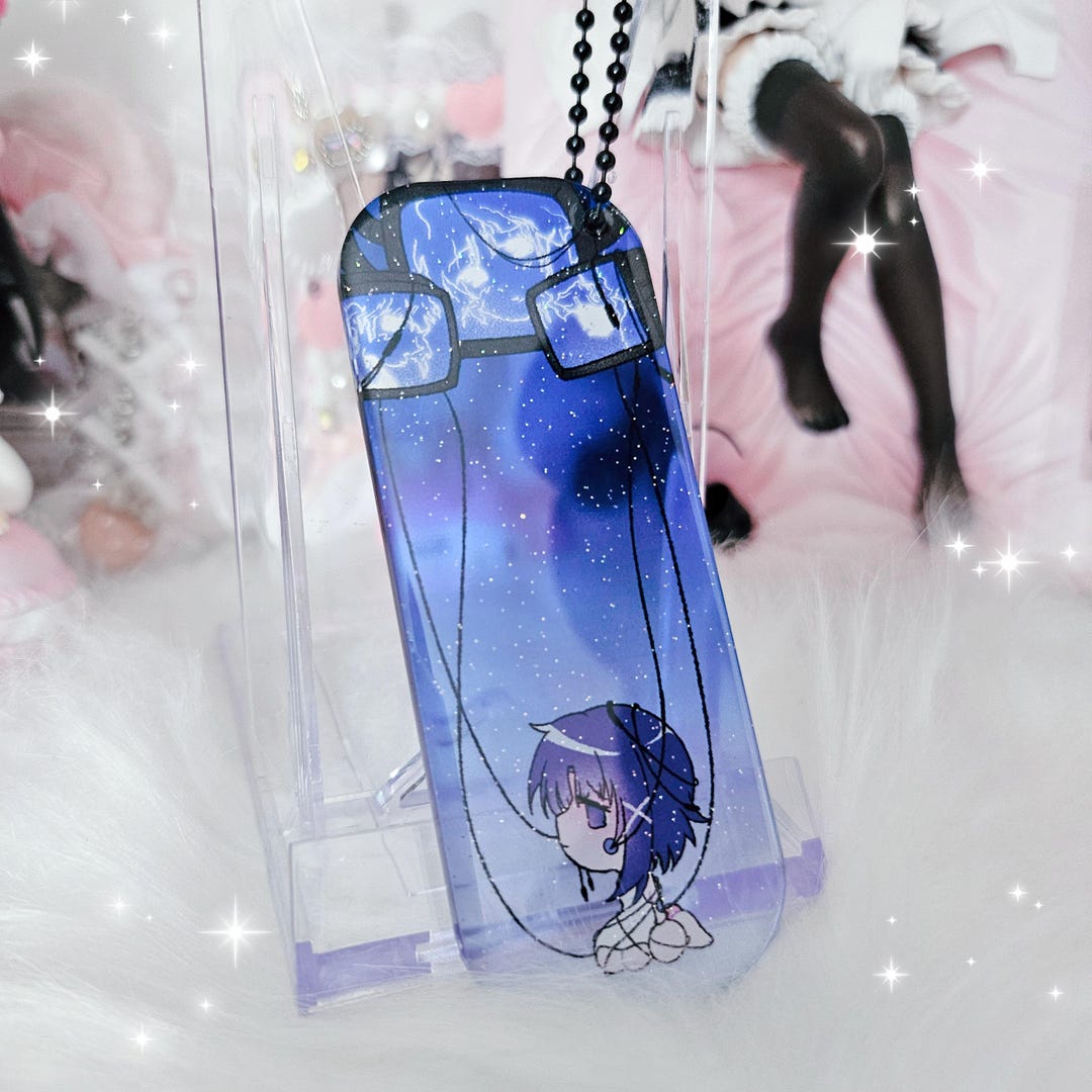 Serial Experiments Lain - 8cm Glitter Charms - Kawaii | Otaku | Webcore | Denpa - Etsy