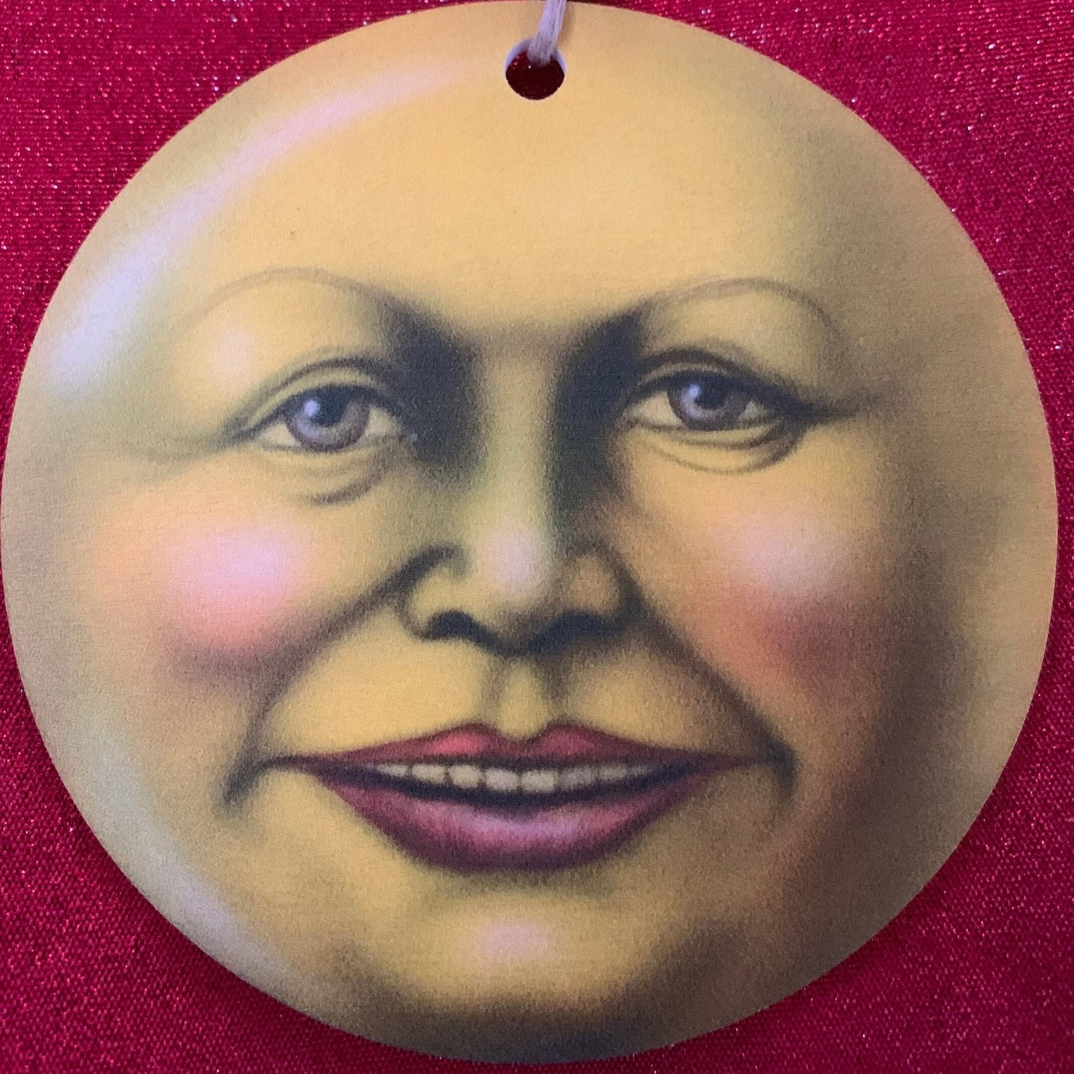 Boardwalk Originals 4 Smiling Moon Face Ornament Hand Signed/dated by ...