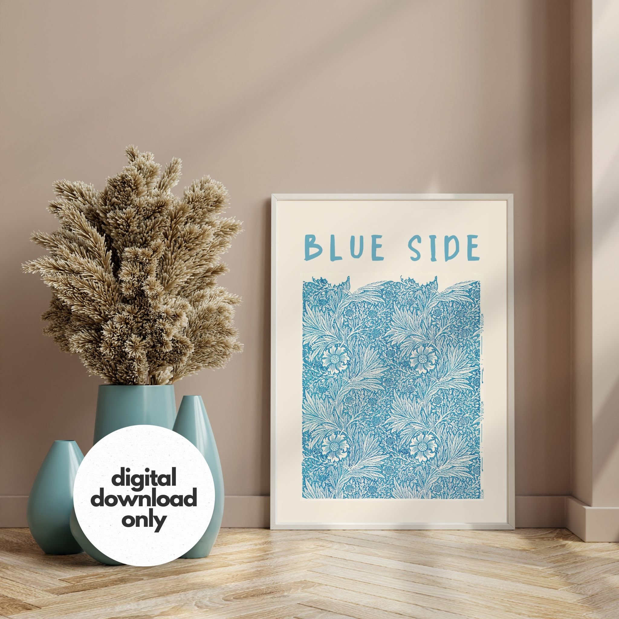 Bts Poster Jhope Blue Side Bts Wall Art Bts Merch Bts Decor Bts Digital ...