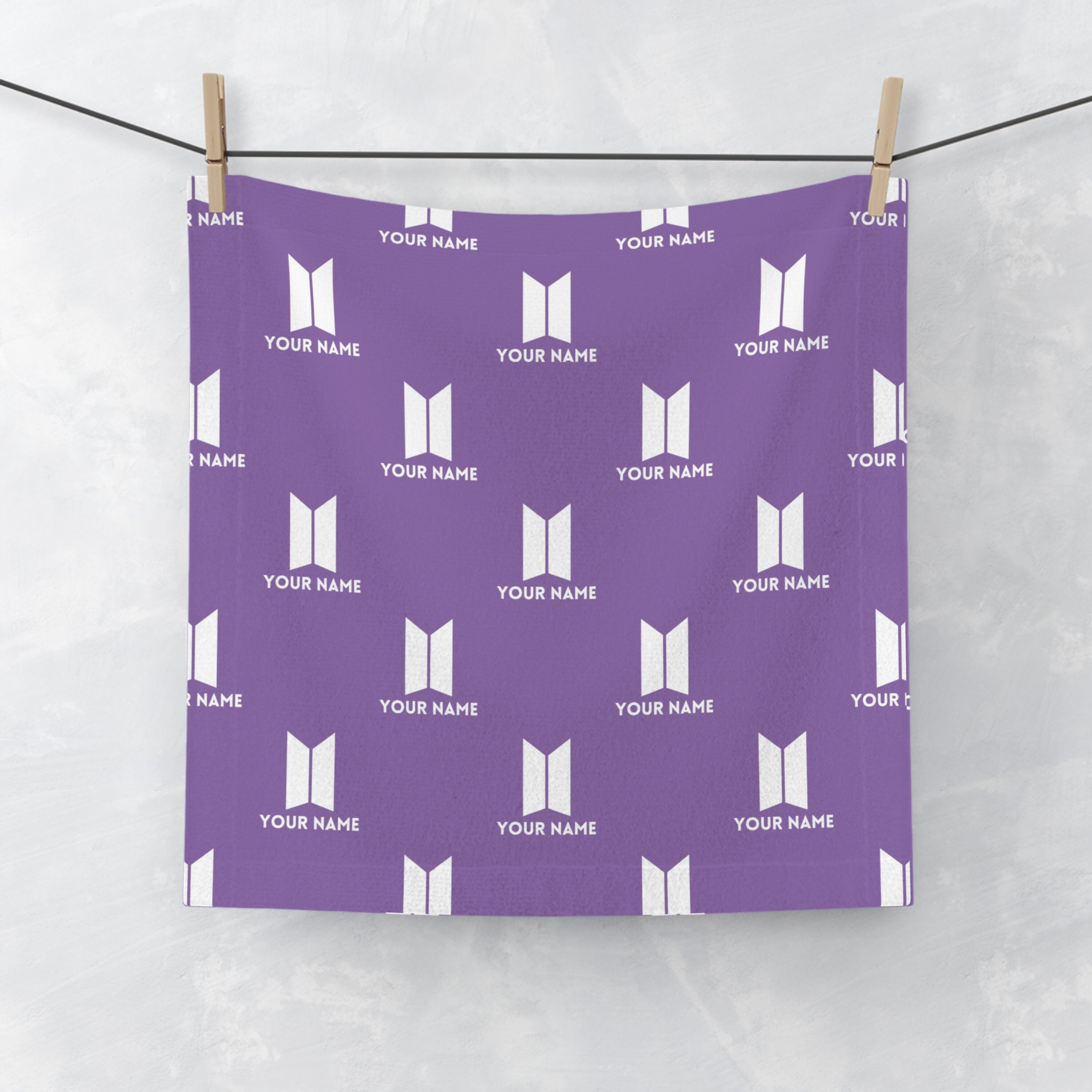 Bts Merch Bts Custom Towel, Bts Personalized Merch, Bts Gifts, Bts Army ...