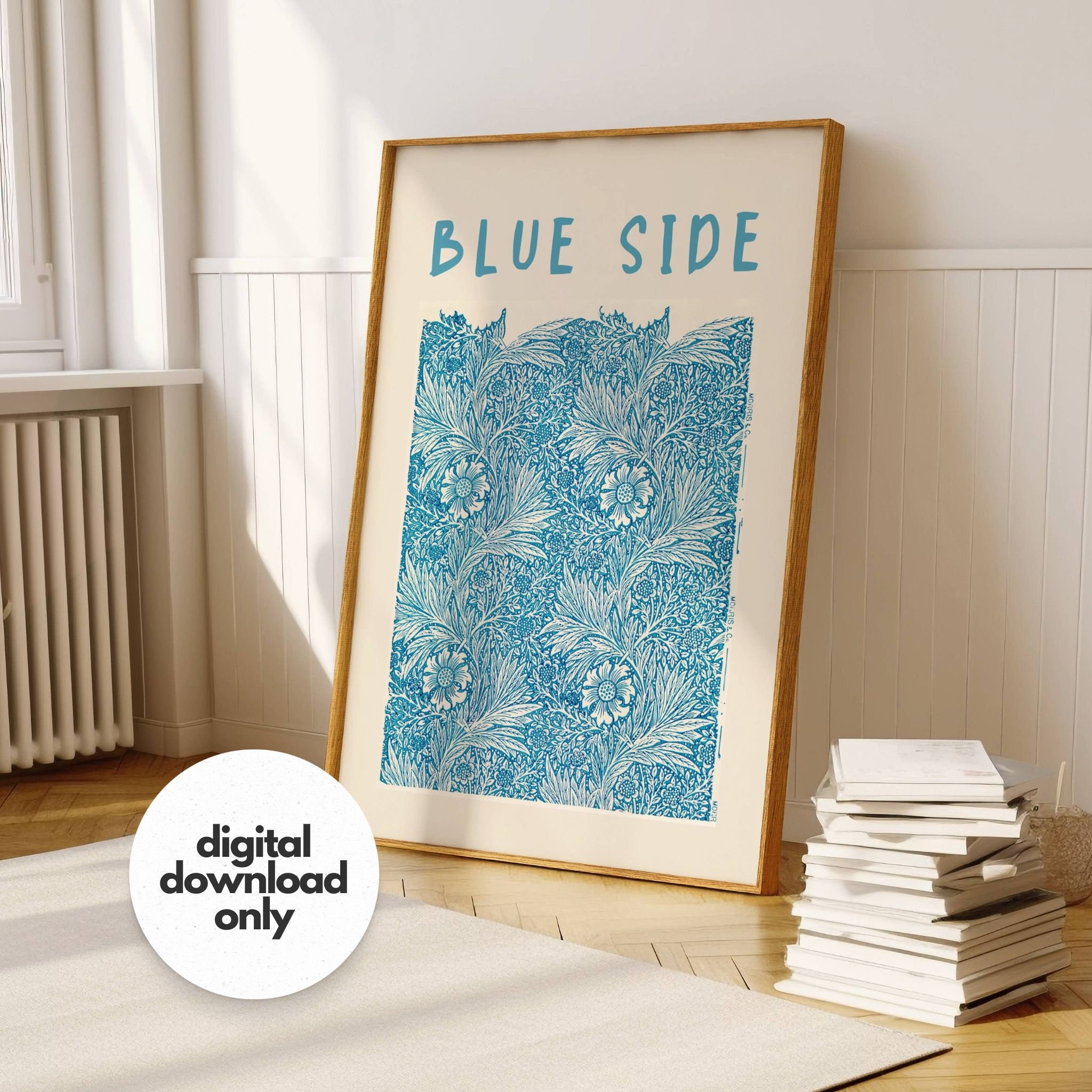 Bts Poster Jhope Blue Side Bts Wall Art Bts Merch Bts Decor Bts Digital ...