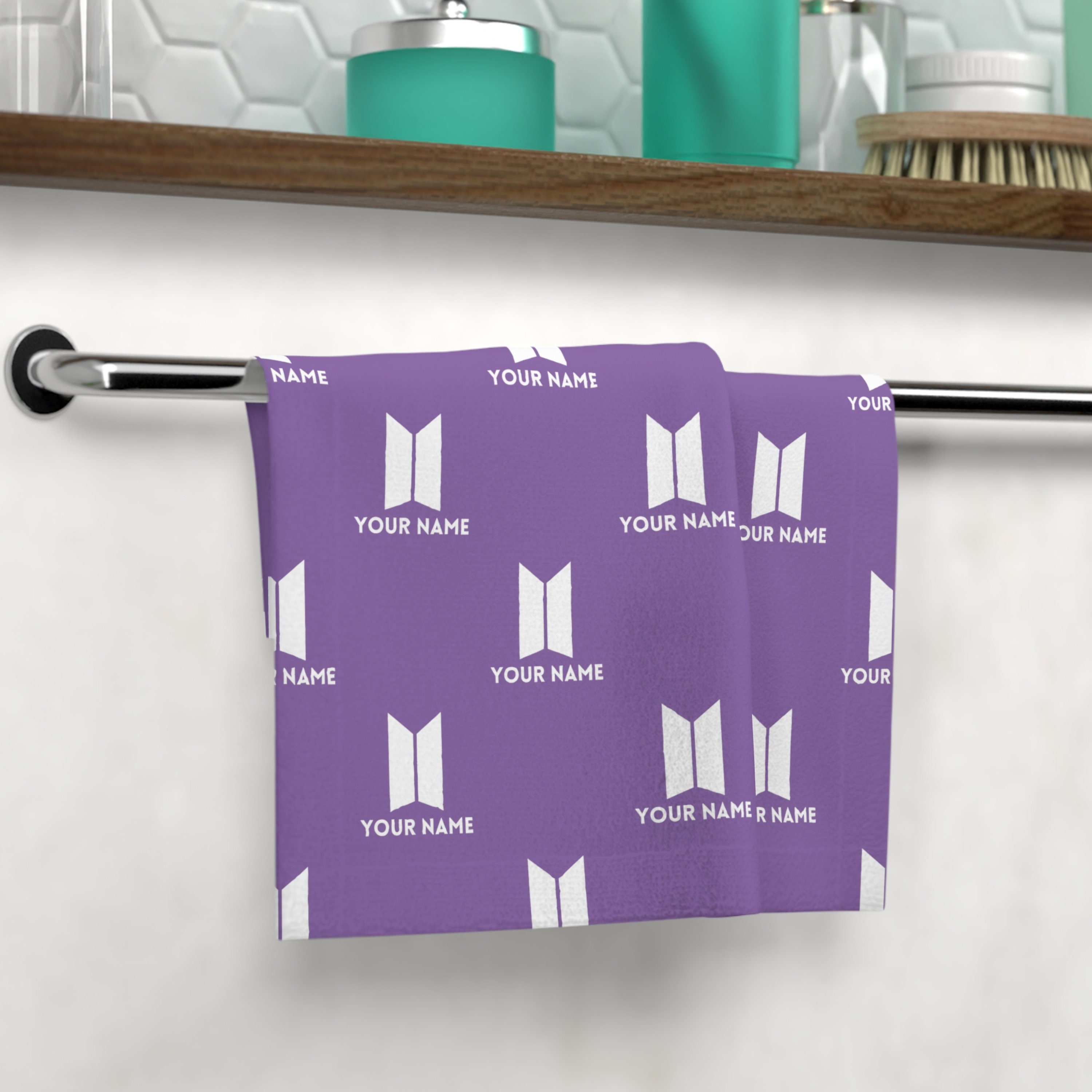 Bts Merch Bts Custom Towel, Bts Personalized Merch, Bts Gifts, Bts Army ...