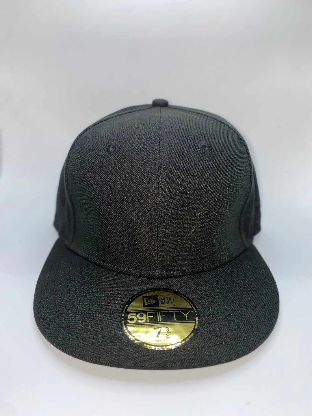 Custom New Era Black Hat | Custom 59fifty Hat | 59fifty Custom | Fitted ...