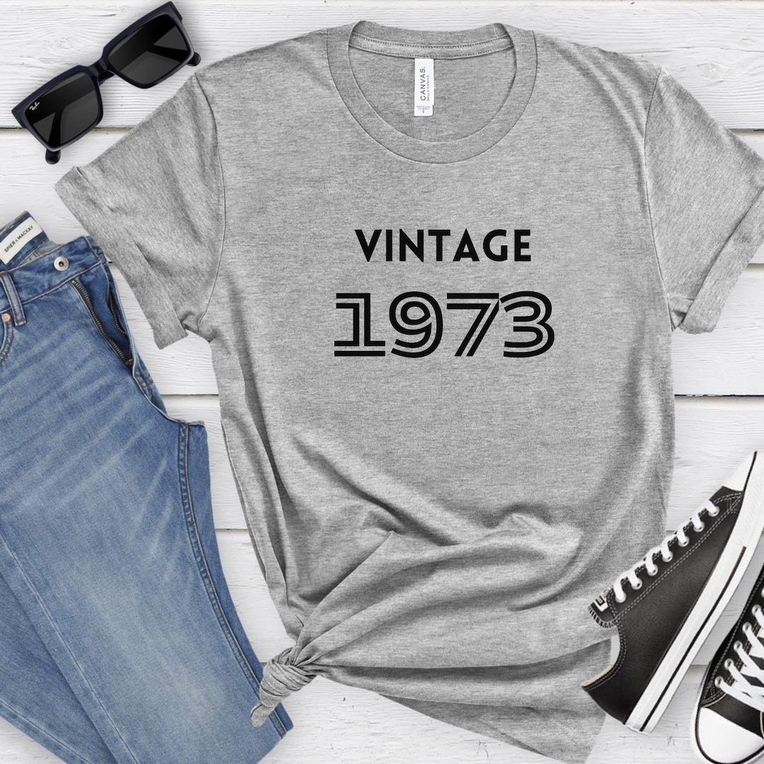 Vintage 1973 T-shirt 1973 Shirt 50th Birthday Gift Unisex - Etsy