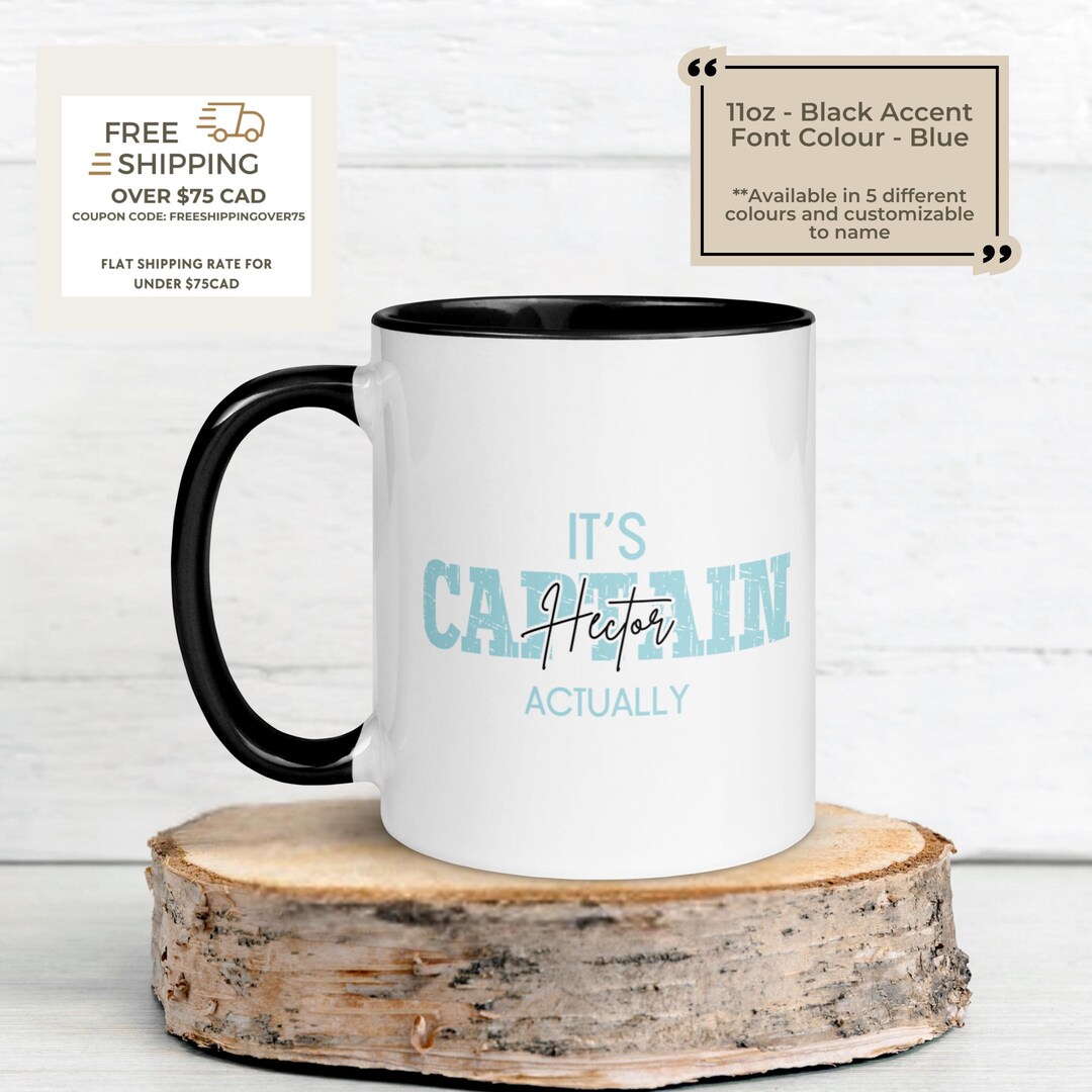 Custom Captain Mug With its Captain name Actually Personalized Gift for ...