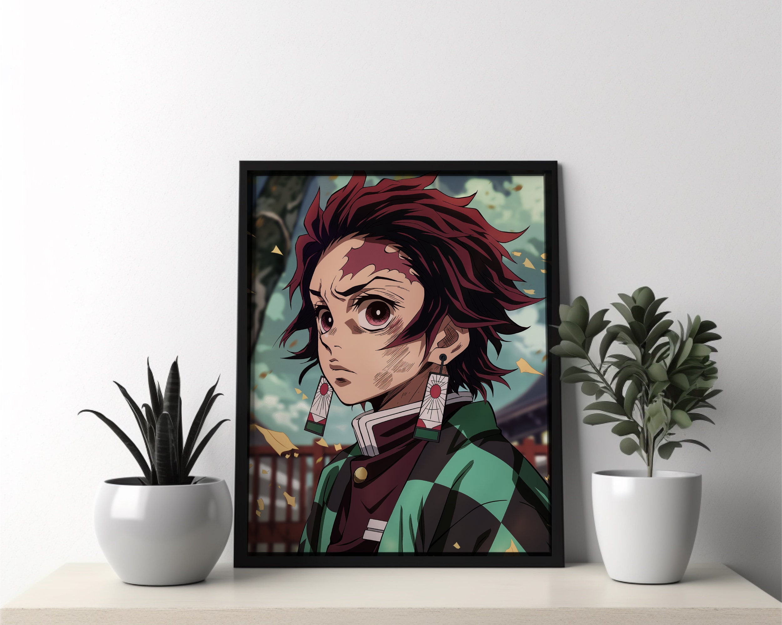 Tanjiro, Demon Slayer, Fan Art, Digital Print, Tanjiro Poster, Poster ...