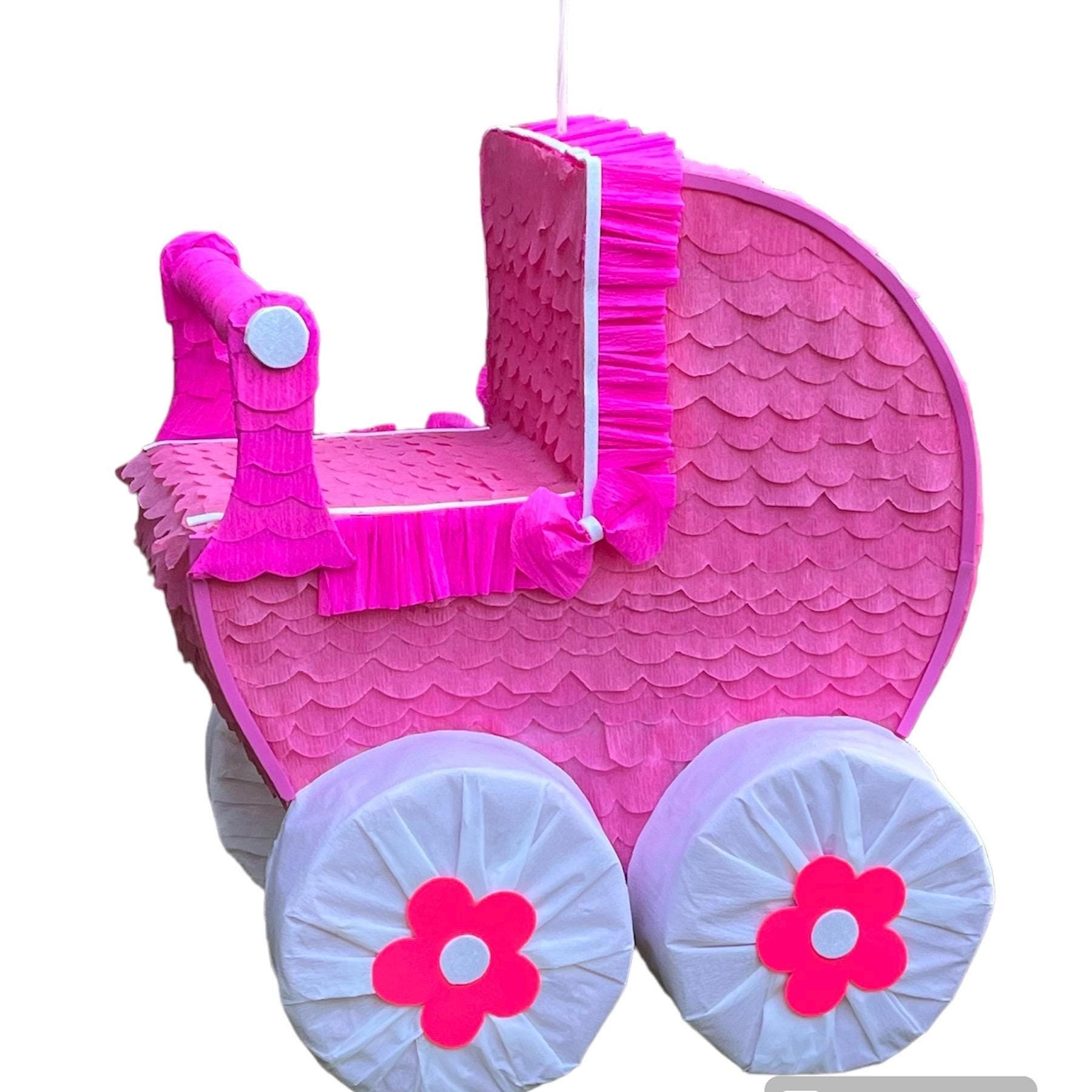 Baby Shower Pinata, Baby Shower Decoration, Stroller-shaped Baby Shower ...