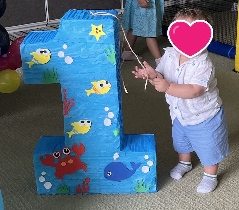 Under the Sea Pinata, Under the Sea Birthday Party, Number 1, Under the ...