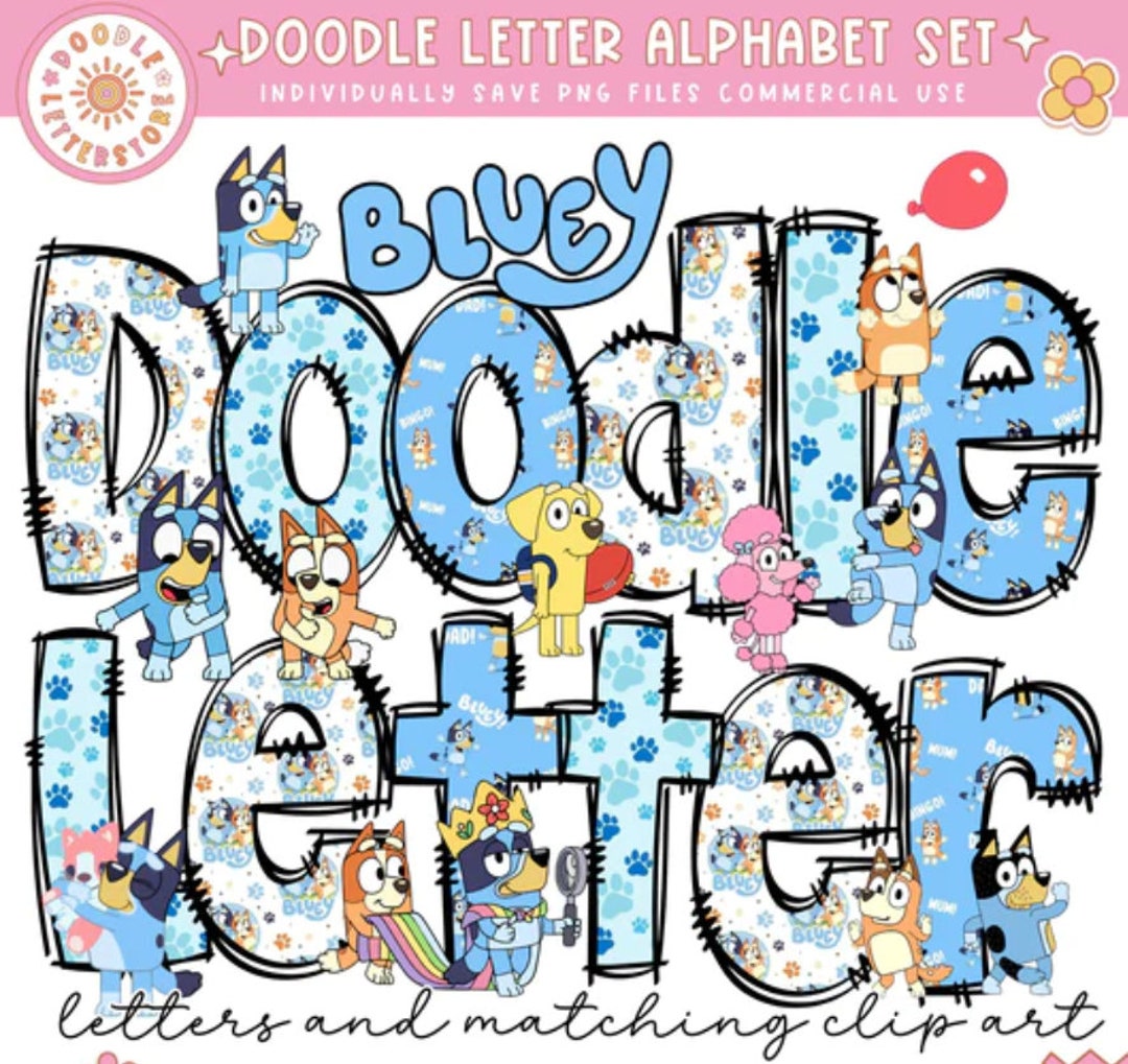 Bluey Font Ttf Svg Eps Png Cricut Silhouette - Etsy UK