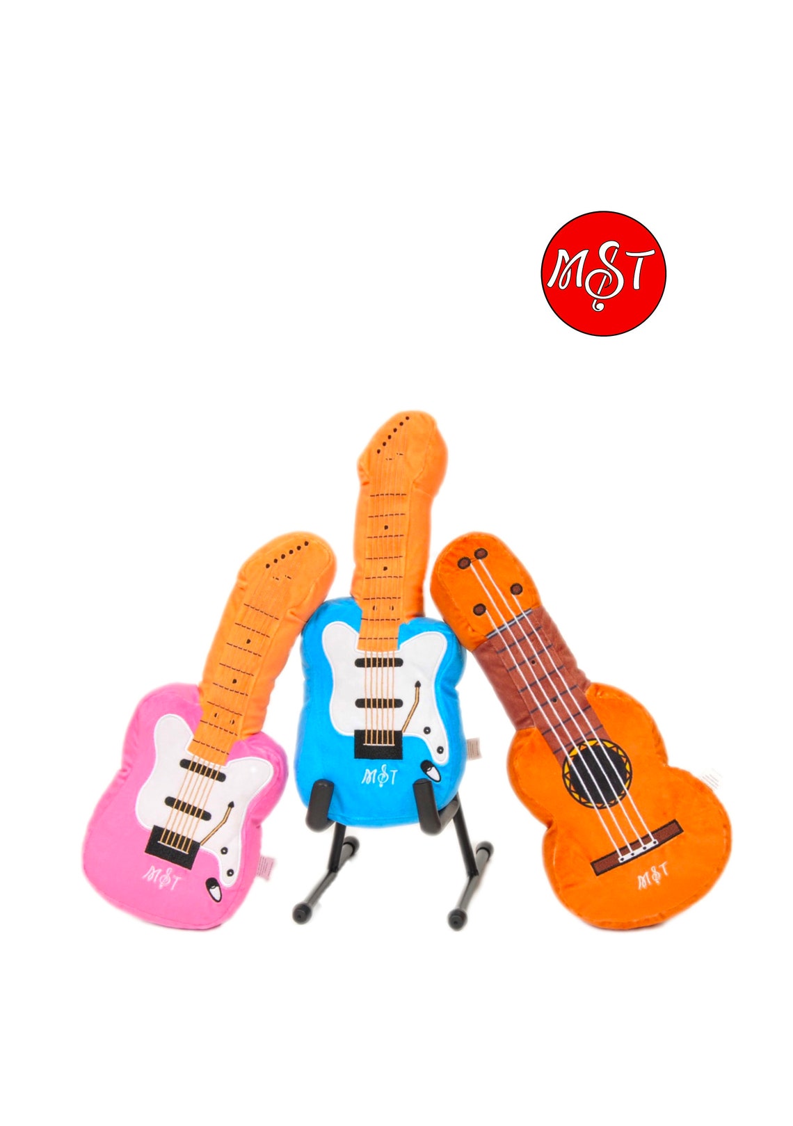 Ukulele Guitar Plush Toy – Soft Musical Toy for Kids, Baby Shower Gift ...
