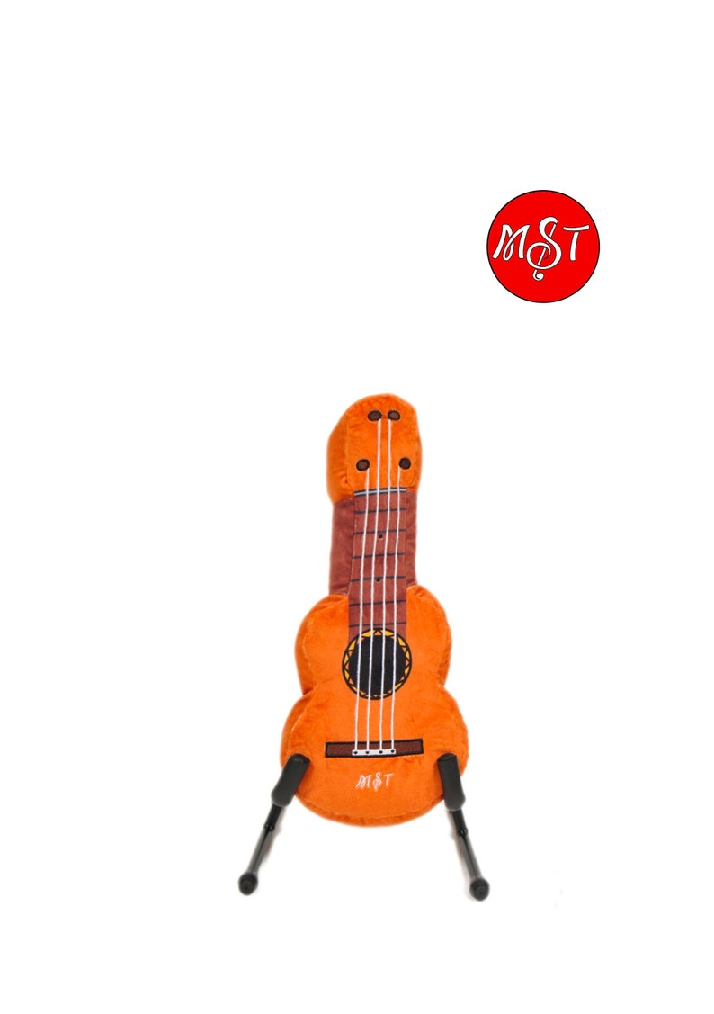 Ukulele Plush Soft Toy Sensory Plushie Music Musical Instrument Stuffed ...