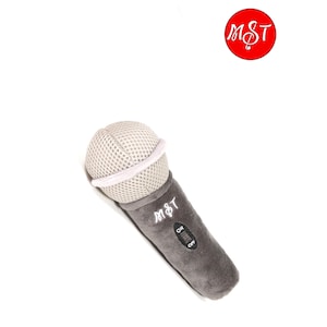Plush Microphone Toy – Soft Music Toy for Kids – Pretend Play Mic ...