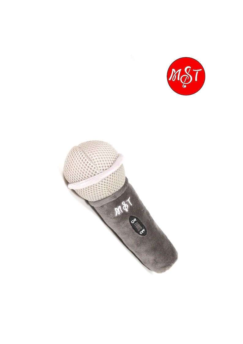 Plush Microphone Toy – Soft Music Toy for Kids – Pretend Play Mic ...