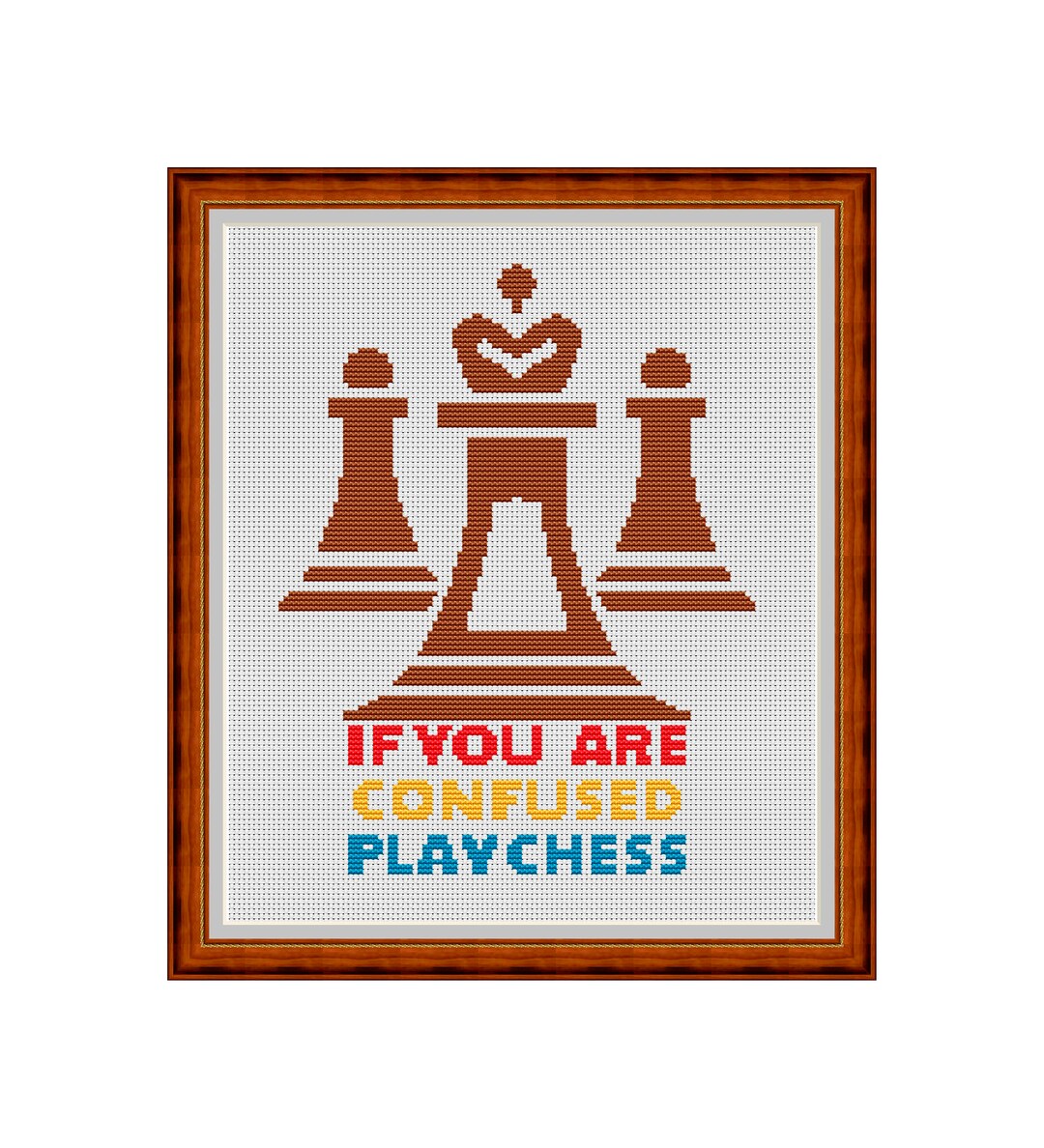 Chess Cross Stitch Pattern, Chess, Simple Cross Stitch Pattern - Etsy