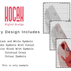 Fish Cross Stitch Pattern, Colorful Fish Cross Stitch Pattern, Easy ...