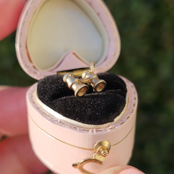 RARE and Vintage 9ct Yellow Gold Opera Glasses Theatr… - Gem