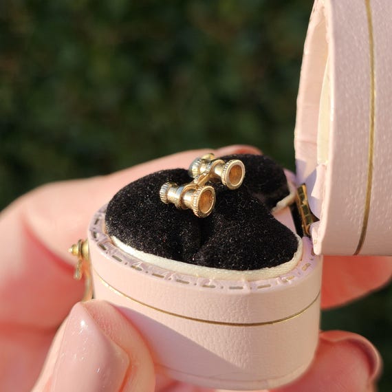 RARE and Vintage 9ct Yellow Gold Opera Glasses Theatr… - Gem