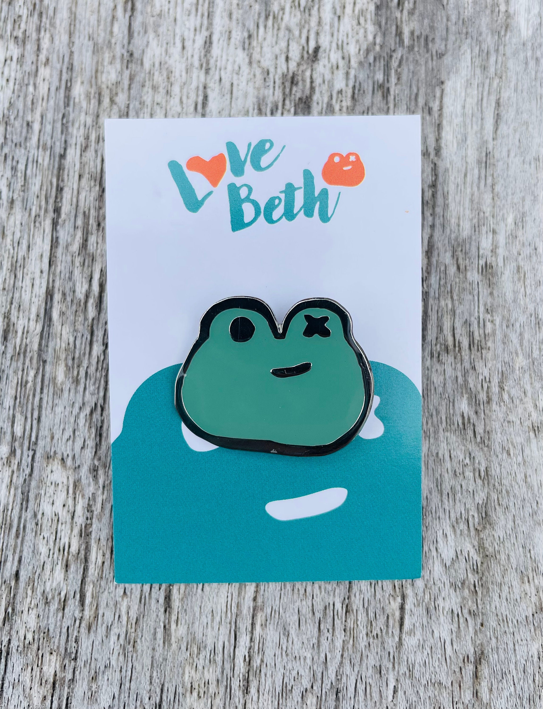 Frog Enamel Pin Badge - Etsy