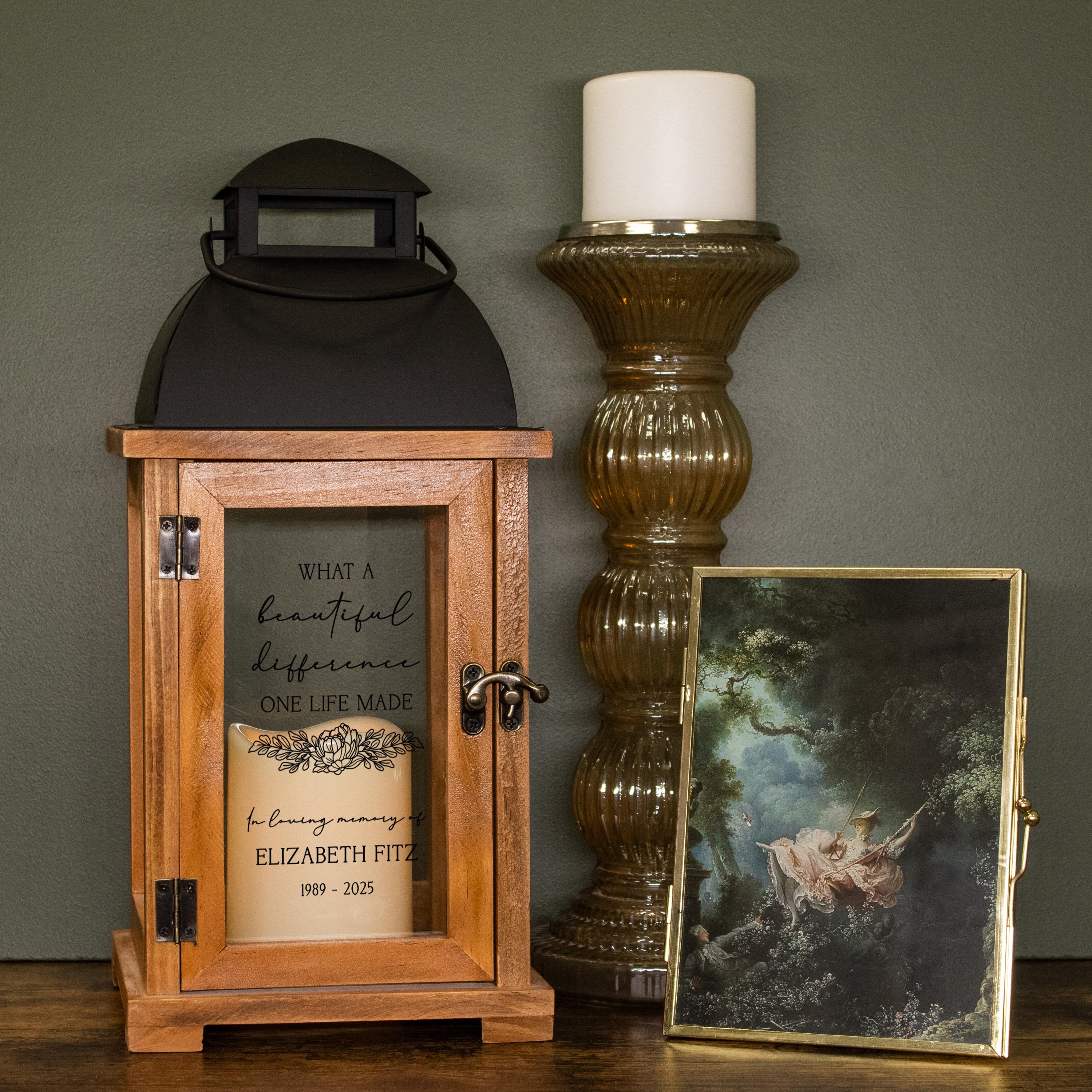 Loss of Loved One Memorial Lantern | Memorial Lantern Gift | Lasting ...