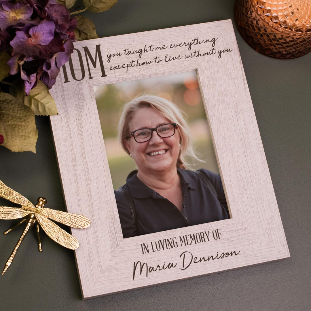 Mother Loss Picture Frame | Mom Memorial Picture Frame | Personalized ...