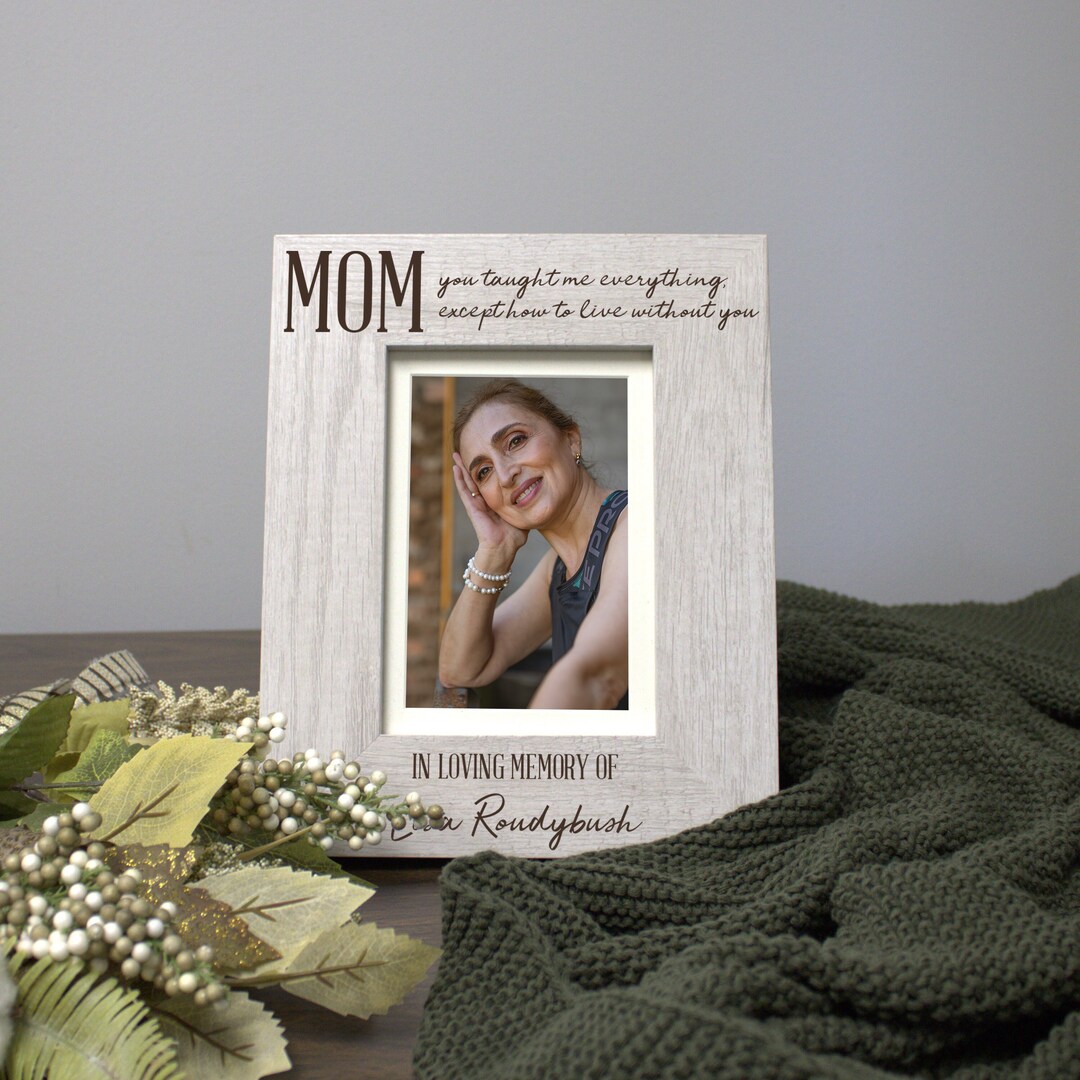 Mother Loss Picture Frame Mom Memorial Picture Frame Personalized in ...