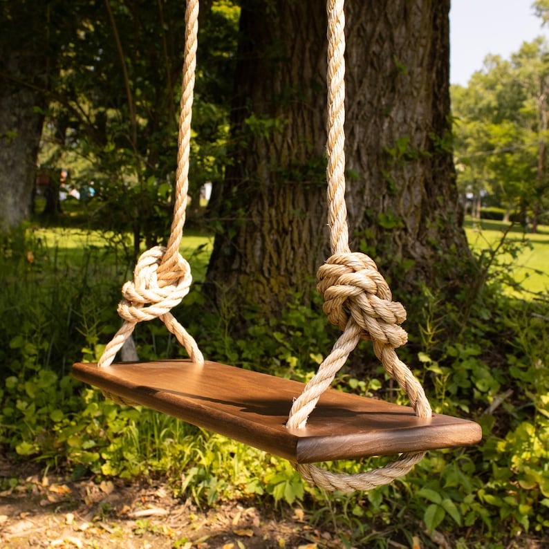 Child Memorial Tree Swing | Engraved Child Remembrance Tree Swing | in ...