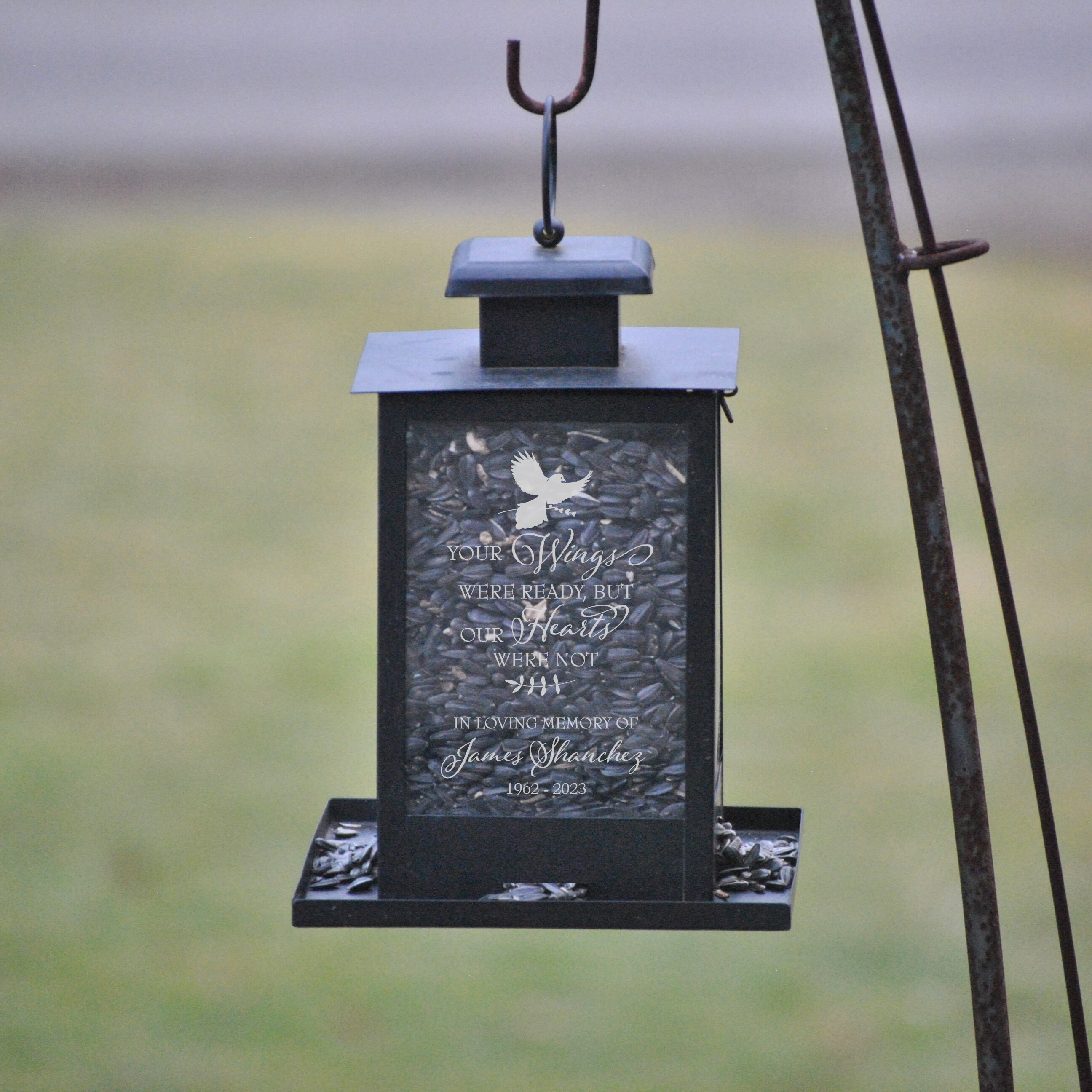 Wings Were Ready Memorial Bird Feeder Sympathy Garden Gift in Memory of ...