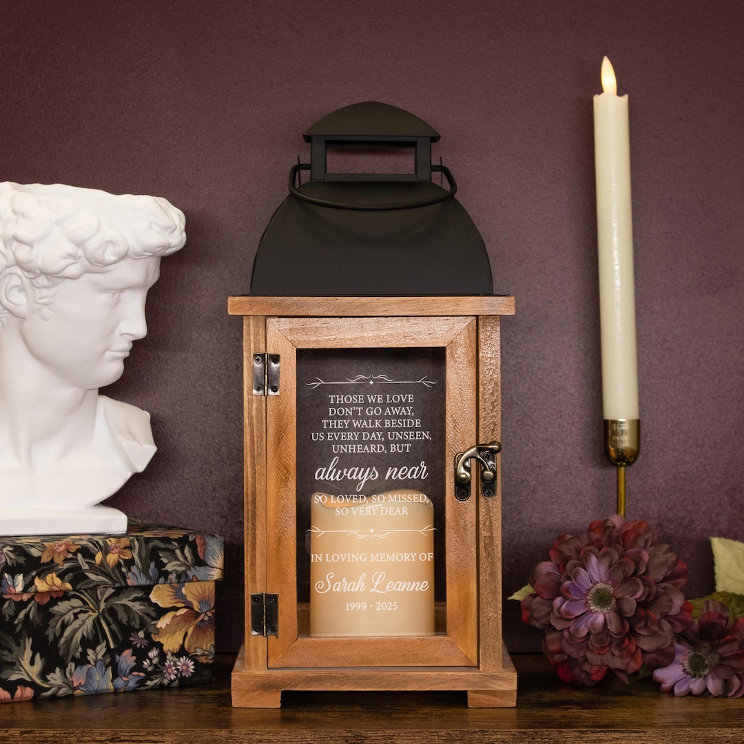 Loss of Loved One Memorial Lantern | Memorial Lantern Gift | Walk ...
