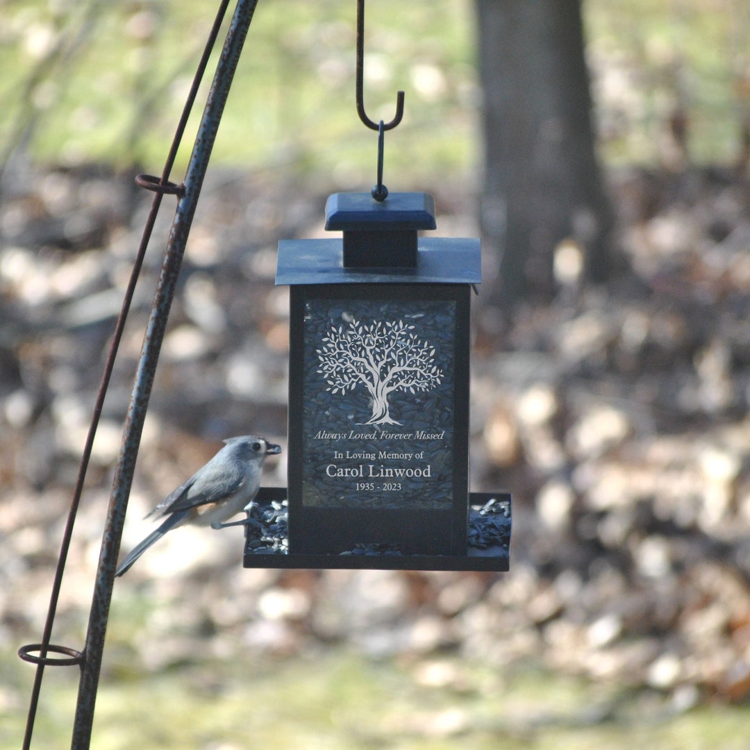 Always Loved Forever Missed Memorial Bird Feeder Tree of Life Sympathy ...