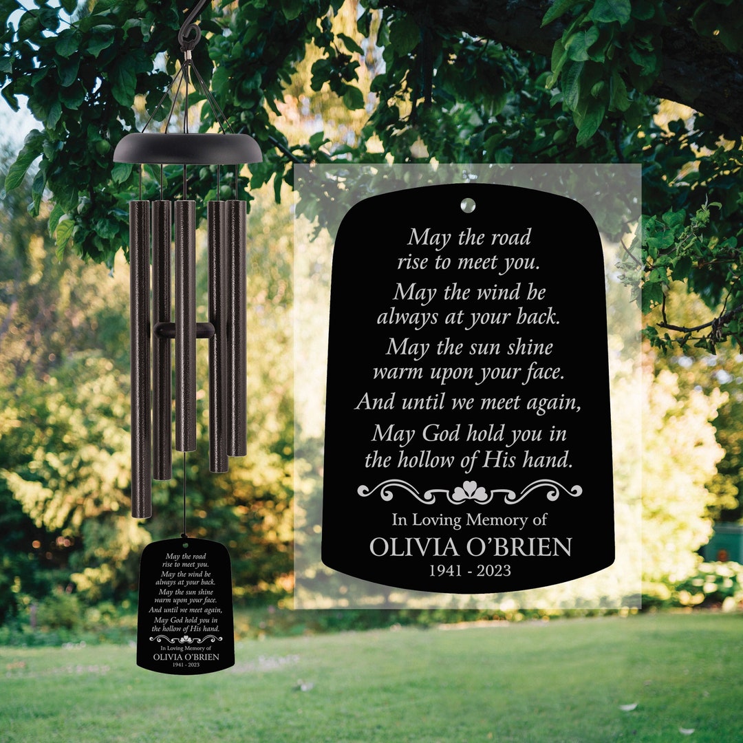 Irish Prayer Memorial Gift Personalized Irish Blessing Sympathy Wind ...